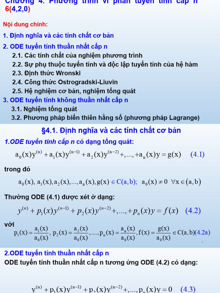 ODE Chapter4 | PDF