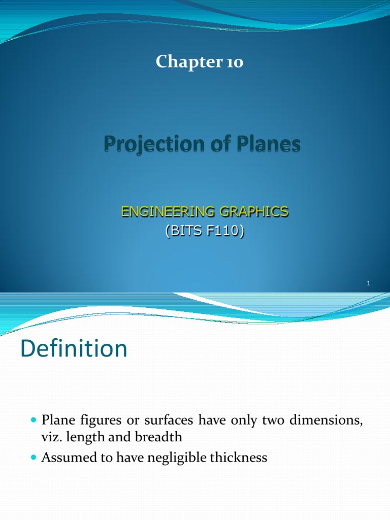 Engineering Graphics: Plane Types | PDF