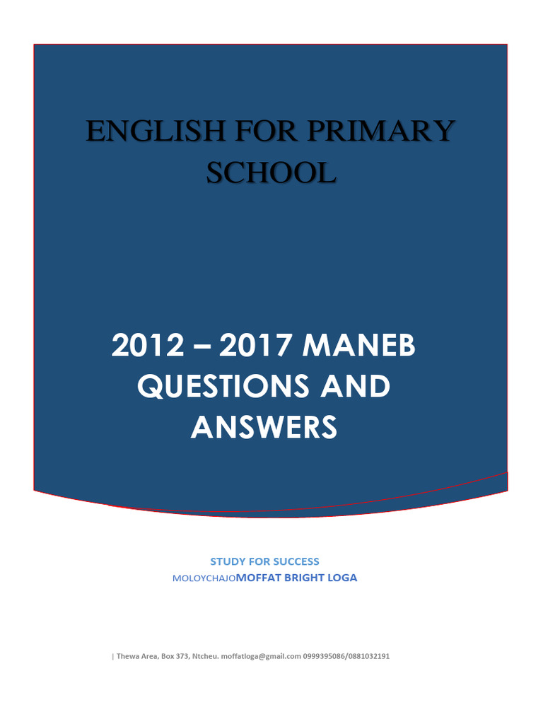 English Questions and Model Answers | PDF