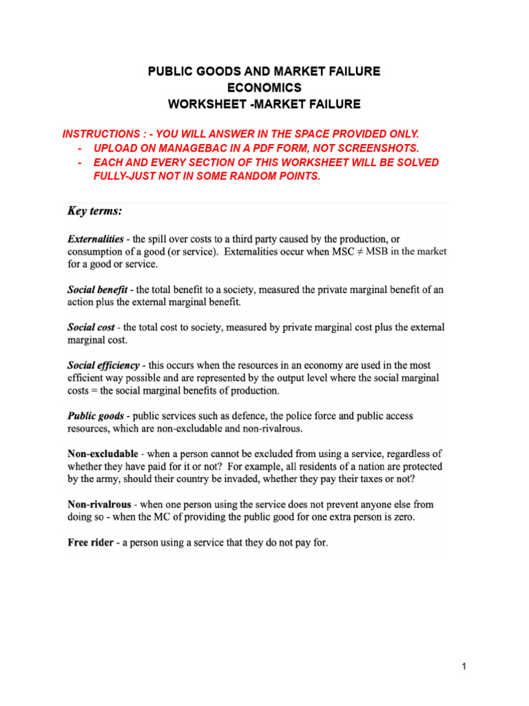 Public Goods and Market Failure 2 | PDF | Goods | Economic Surplus