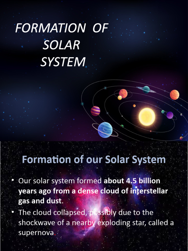 Formation of Solar System | PDF