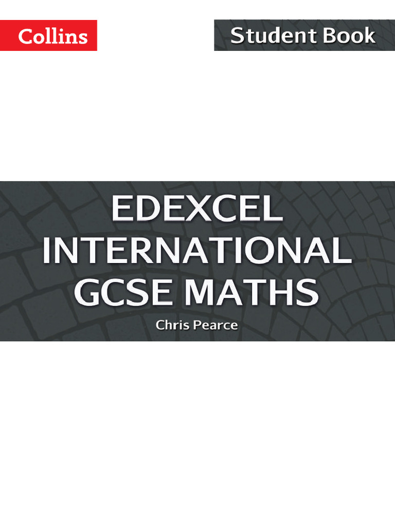 Edexcel IGCSE Maths Textbook | PDF