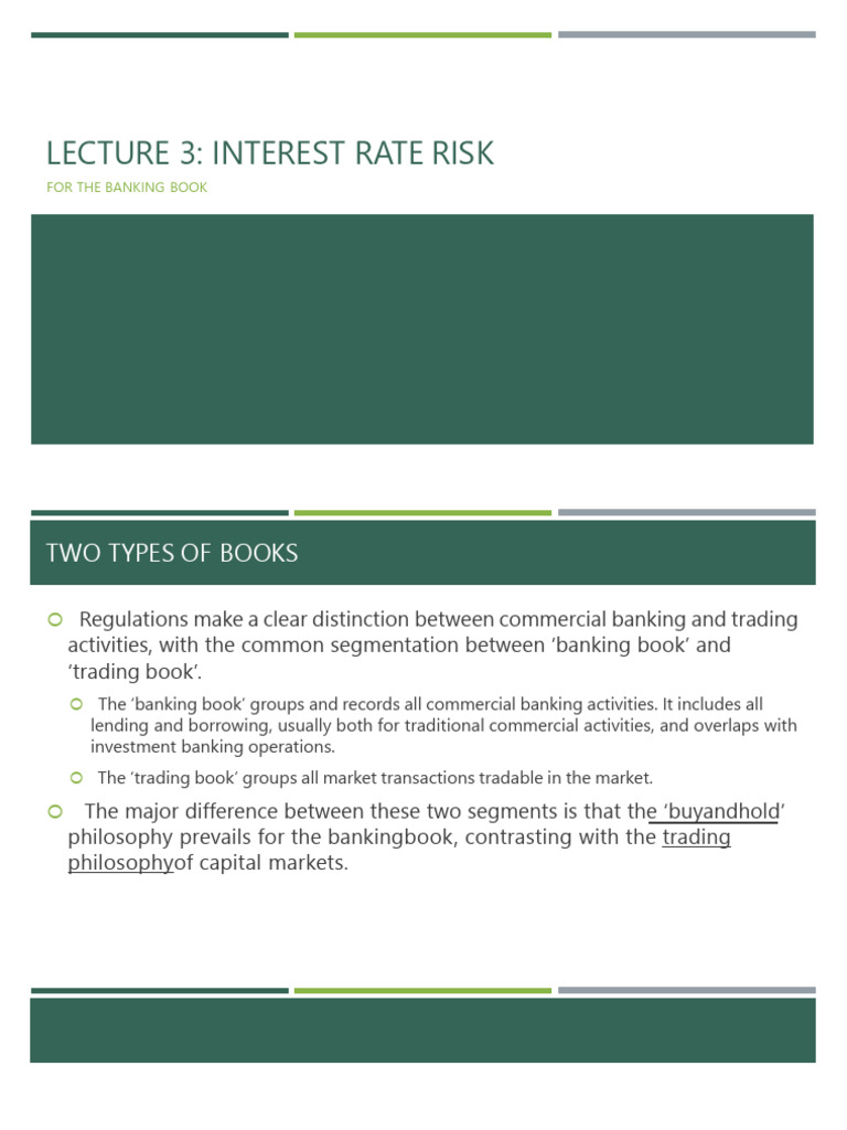 Lecture 5. Interest Rate Risk | PDF
