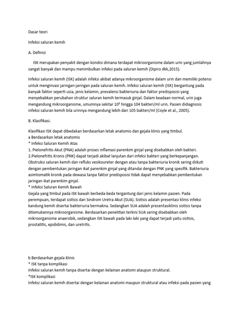 Dasar Teori ISK | PDF