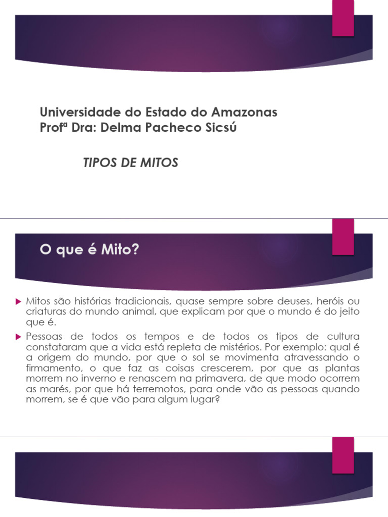 TIPOS de MITO (Salvo Automaticamente) | PDF