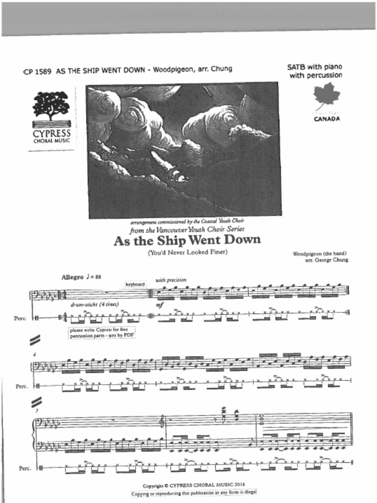 As The Ship Went Down | PDF