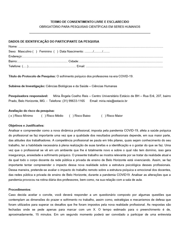 Tcle Modelo Unesa | PDF