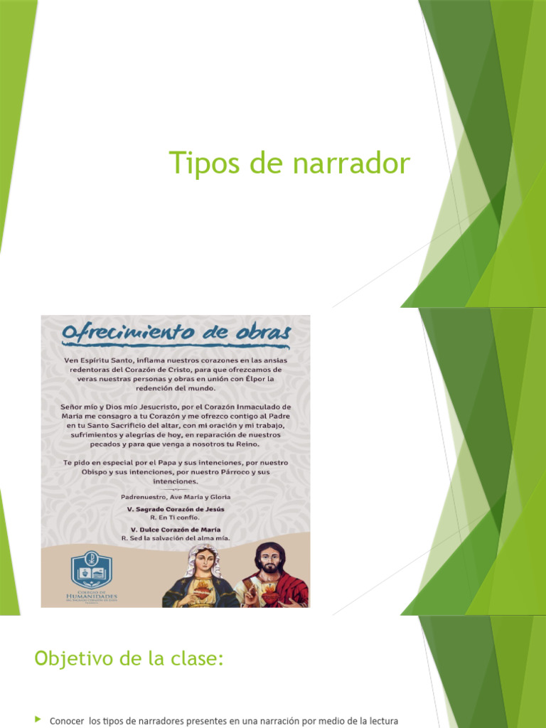 Clase 2 - Tipos de Narrador | PDF | Narración