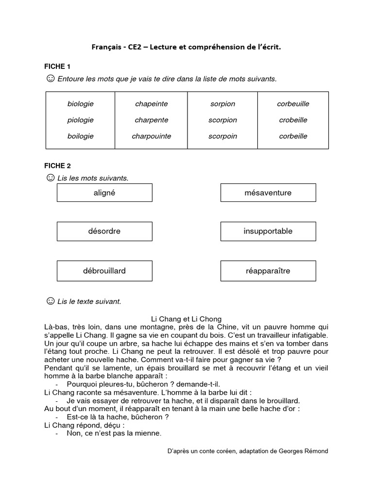 Evaluations Diagnostiques CE2 P5 | PDF
