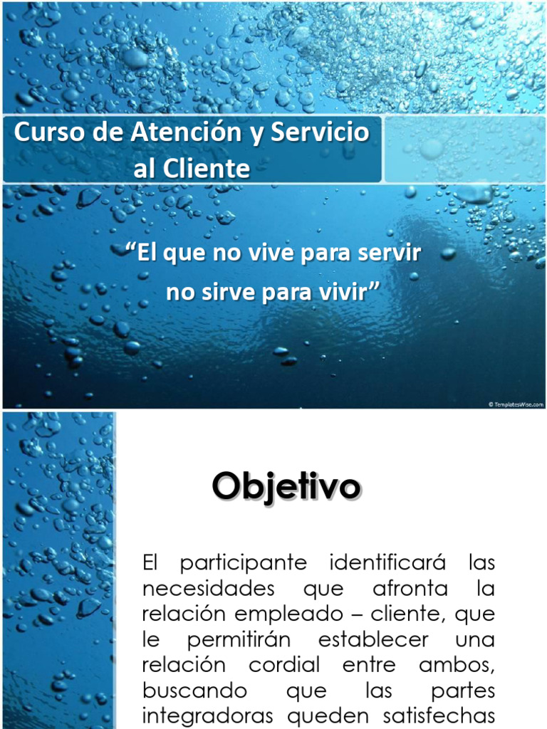 Curso de Atencion y Servicio Al Cliente | PDF | Cliente | Business