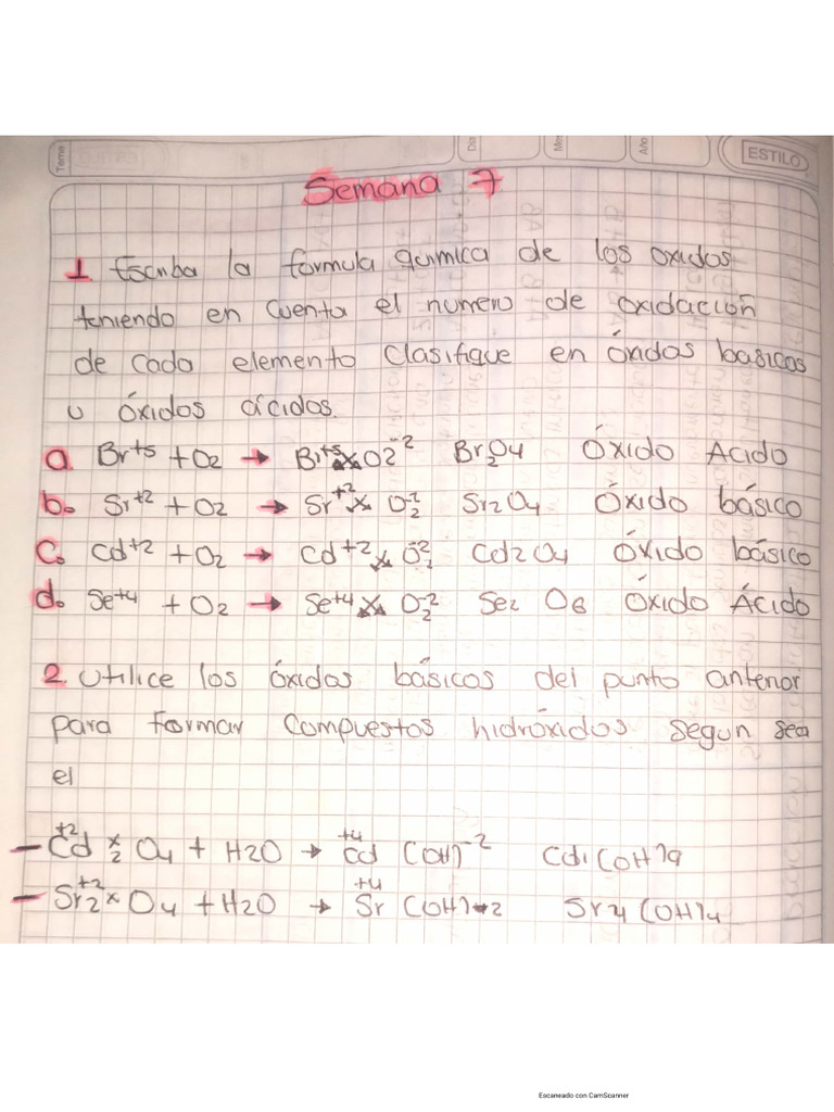 Semana 7 Quimica | PDF