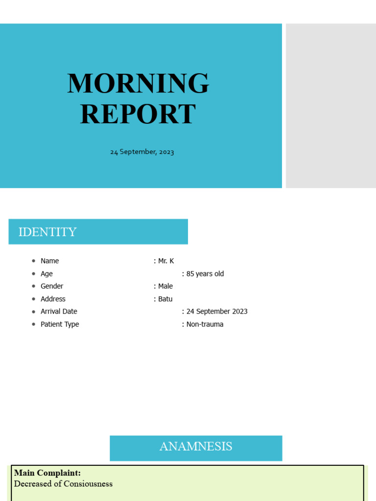 (Non Trauma) 24-09-2023 - TN - Kalil - DOC Ec CVA ICH | Download Free ...