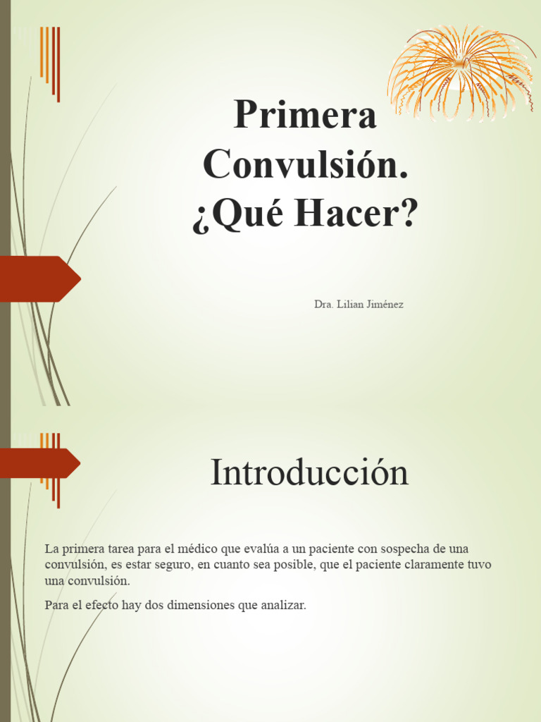 Primera Convulsión | PDF | Epilepsia | Neurología