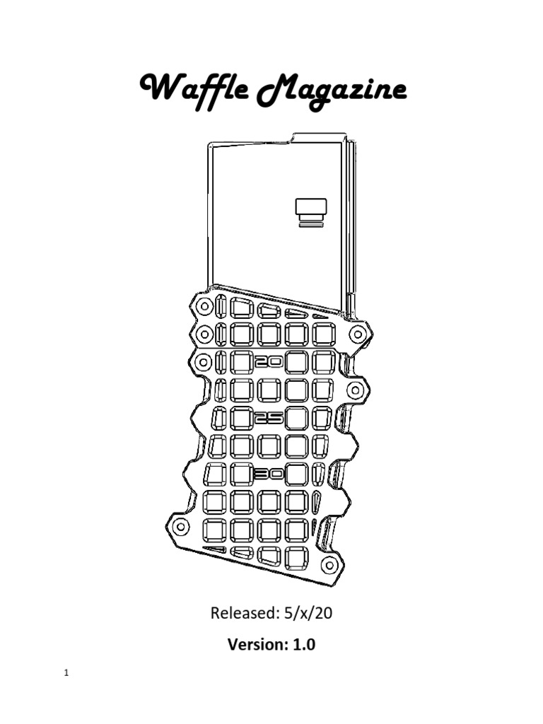 Waffle Magazine | PDF | Magazine (Firearms) | Screw