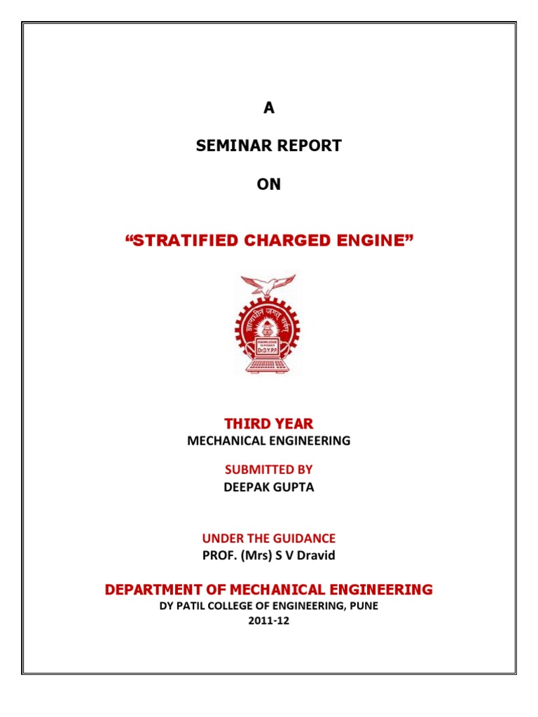 Stratified Charge Engine Overview | PDF | Internal Combustion Engine ...