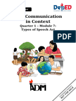 Oral Com q2 Module 1 | PDF | Learning | Conversation