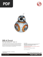 R2-D2 Papercraft Template Guide | PDF | Games & Activities