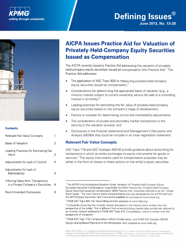 409a KPMG | PDF