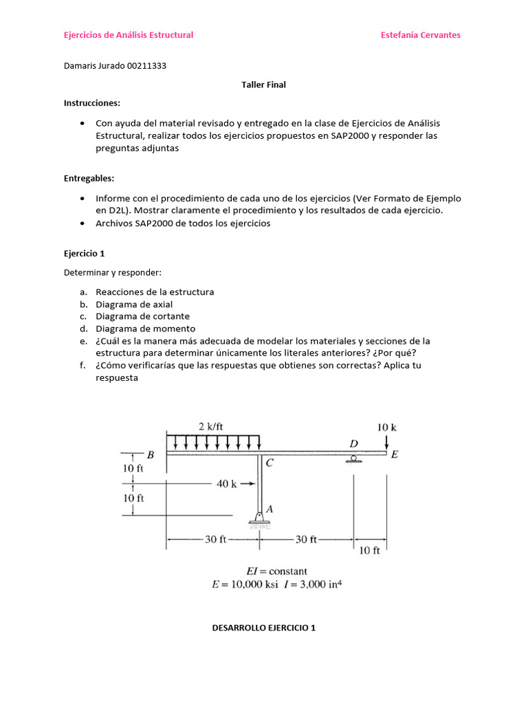 Taller Ae Damaris Jurado Sap | PDF | Hormigón | Braguero
