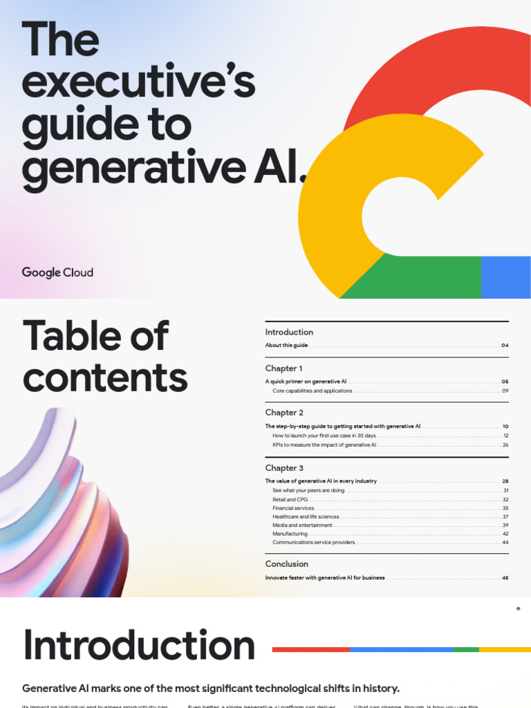 Exec Guide Gen Ai | Download Free PDF | Artificial Intelligence ...