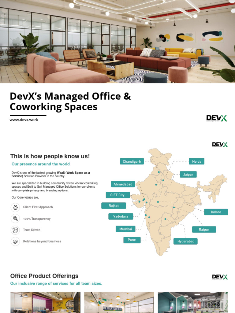 DevX Coworking Solutions | PDF