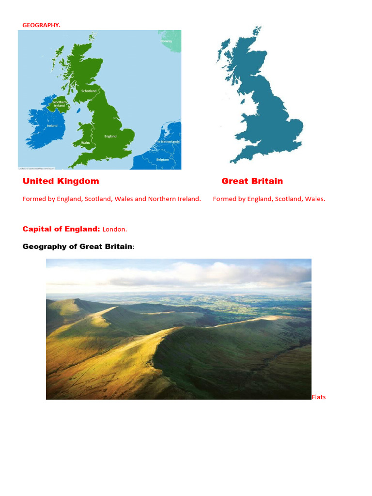 Geography of the United Kingdom | PDF