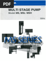EBARA 3M Series Pump Catalogue | PDF | Pump | Manufactured Goods