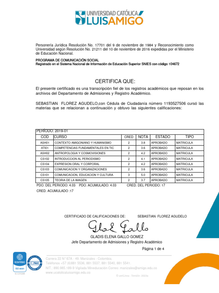Certificaciones completo | PDF | Comunicación