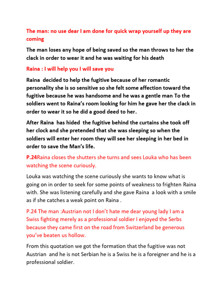 Arms and The Man | PDF