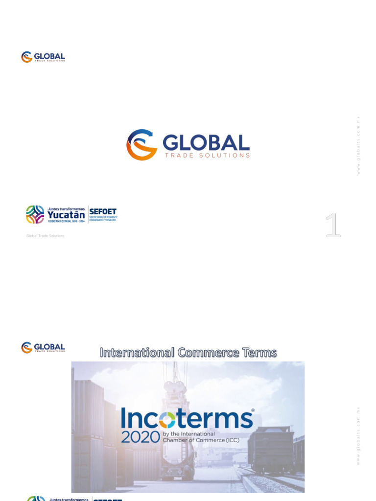Incoterms 2020 | PDF | Negocios Internacionales | Logística