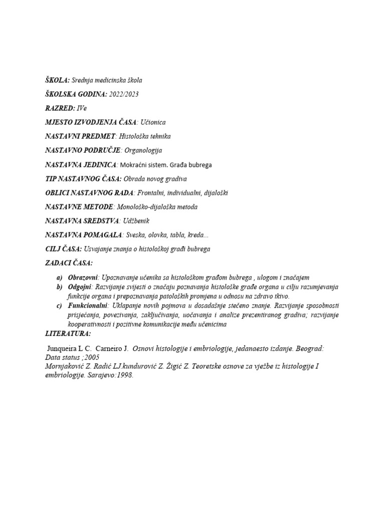 Bubreg | PDF