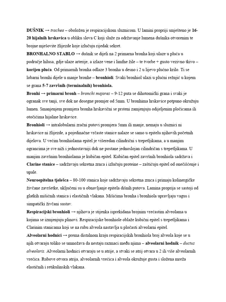 Dusnik I Pluca | PDF