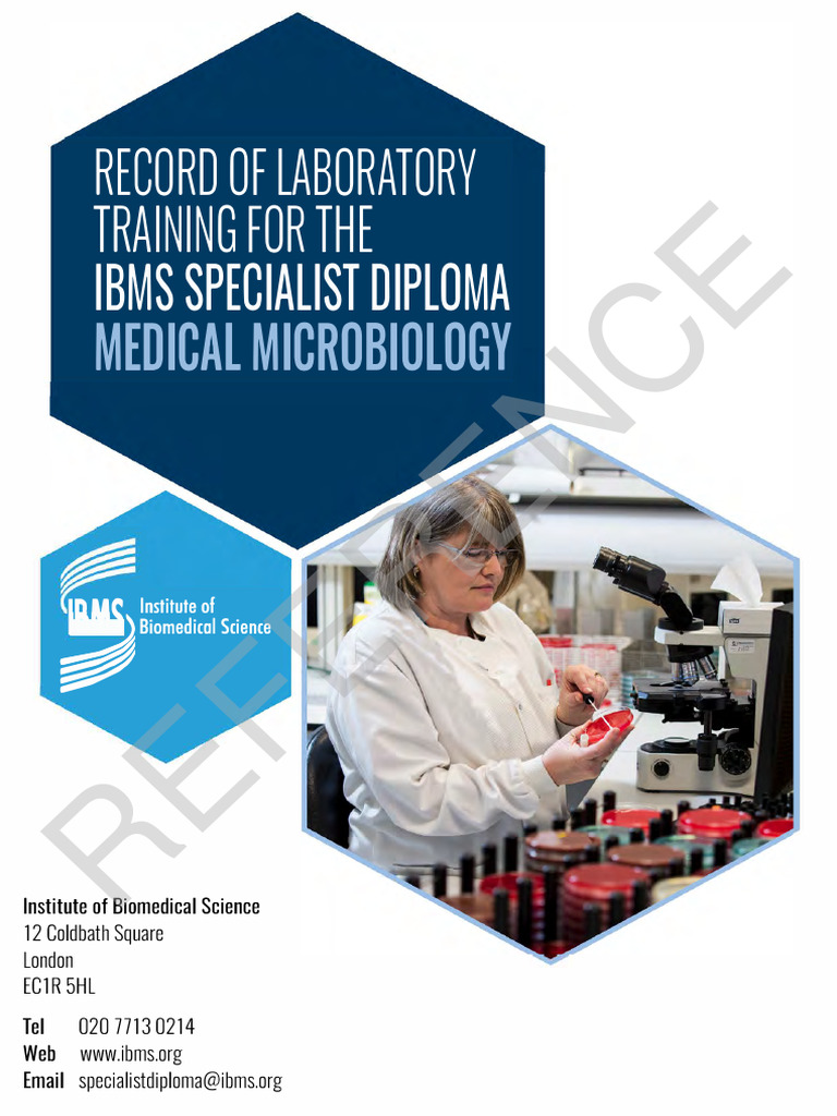 Medical Microbiology Specialist Portfolio V4.2reference Copy 2 | PDF ...