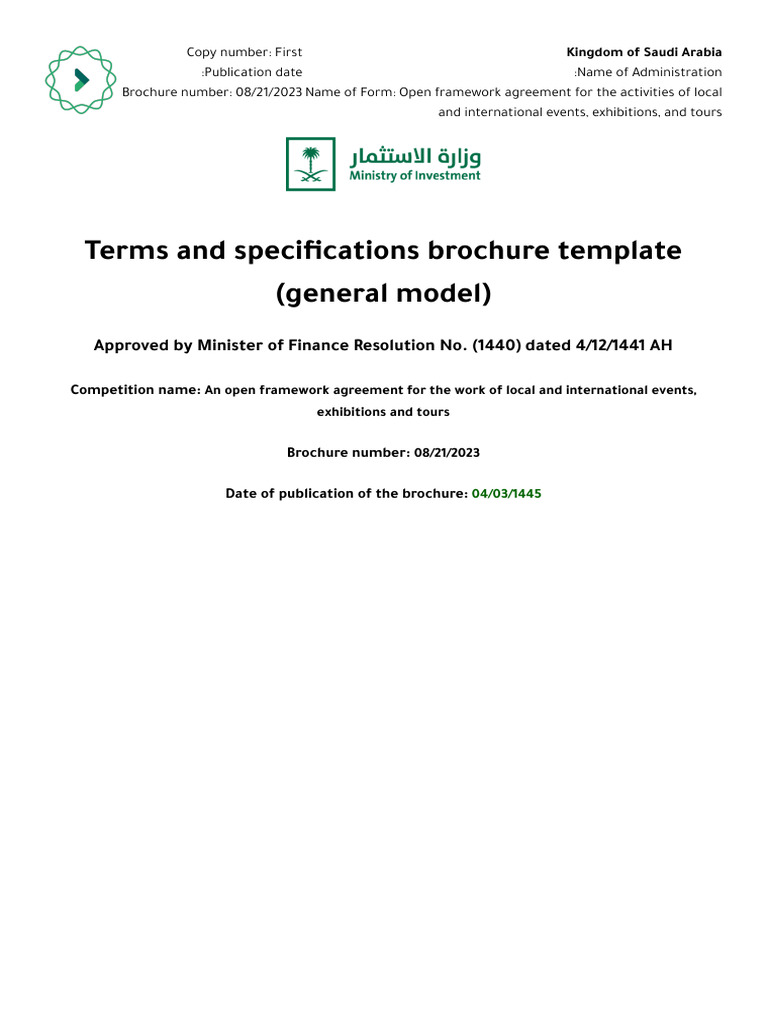 Bid Requirements and Specifications | PDF | Prices | Conflict Of Interest