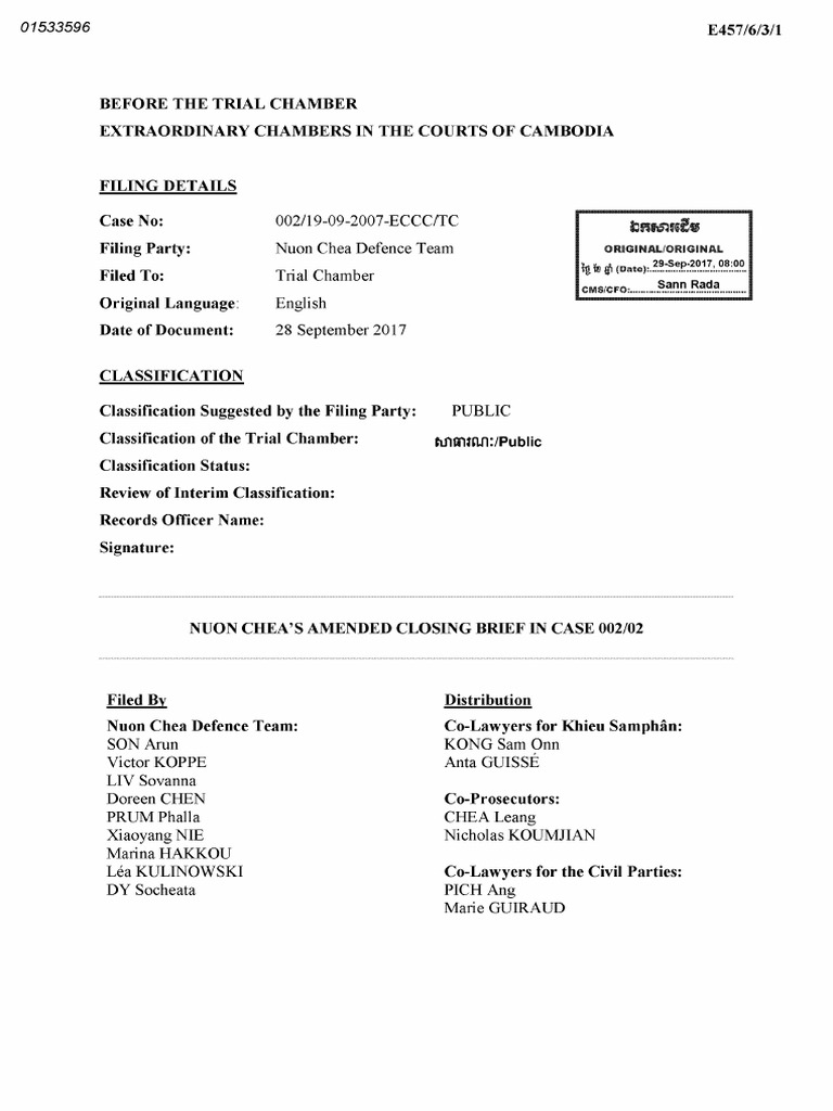 Noun Chea Statement | PDF | French Indochina | Vietnam