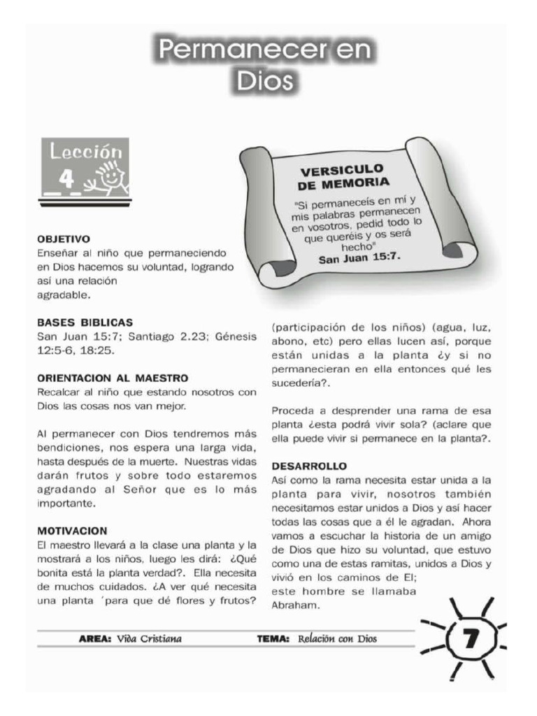 Permanecer en Dios | PDF