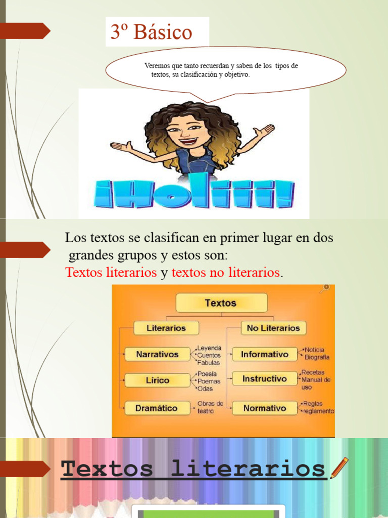 Clasificación de Textos para 3º Básico | PDF