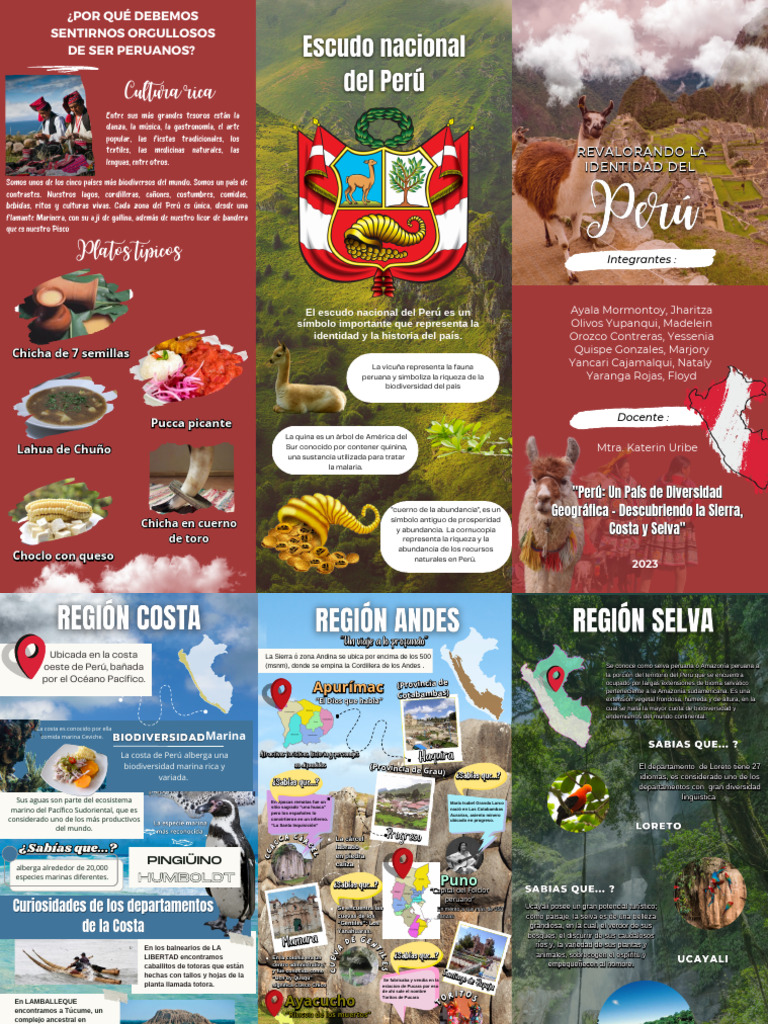 TRÍPTICO | Descargar gratis PDF | Perú