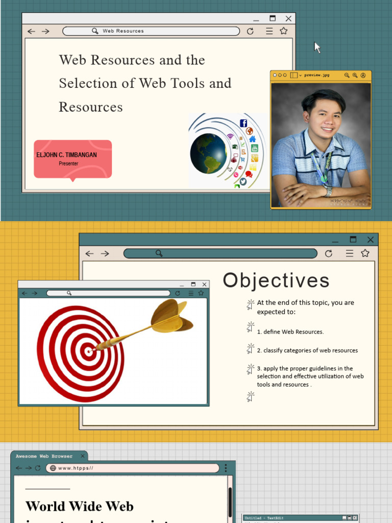 Web Resources and The Selection of Web Tools and Resources | PDF