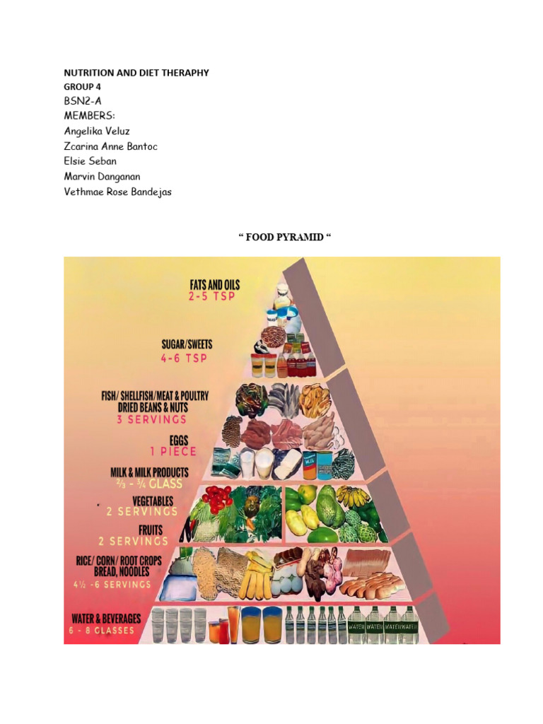 NDT Group 4 Food Pyramid | PDF