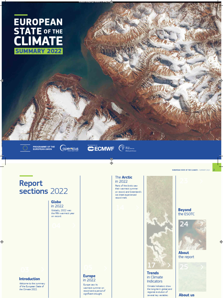 ESOTC Summary 2022 Interactive | PDF | Climate | Drought