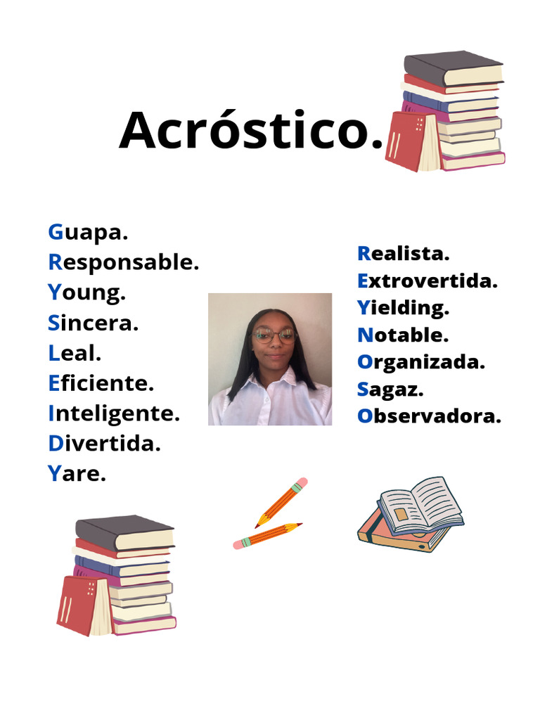 Acróstico de cualidades personales | PDF