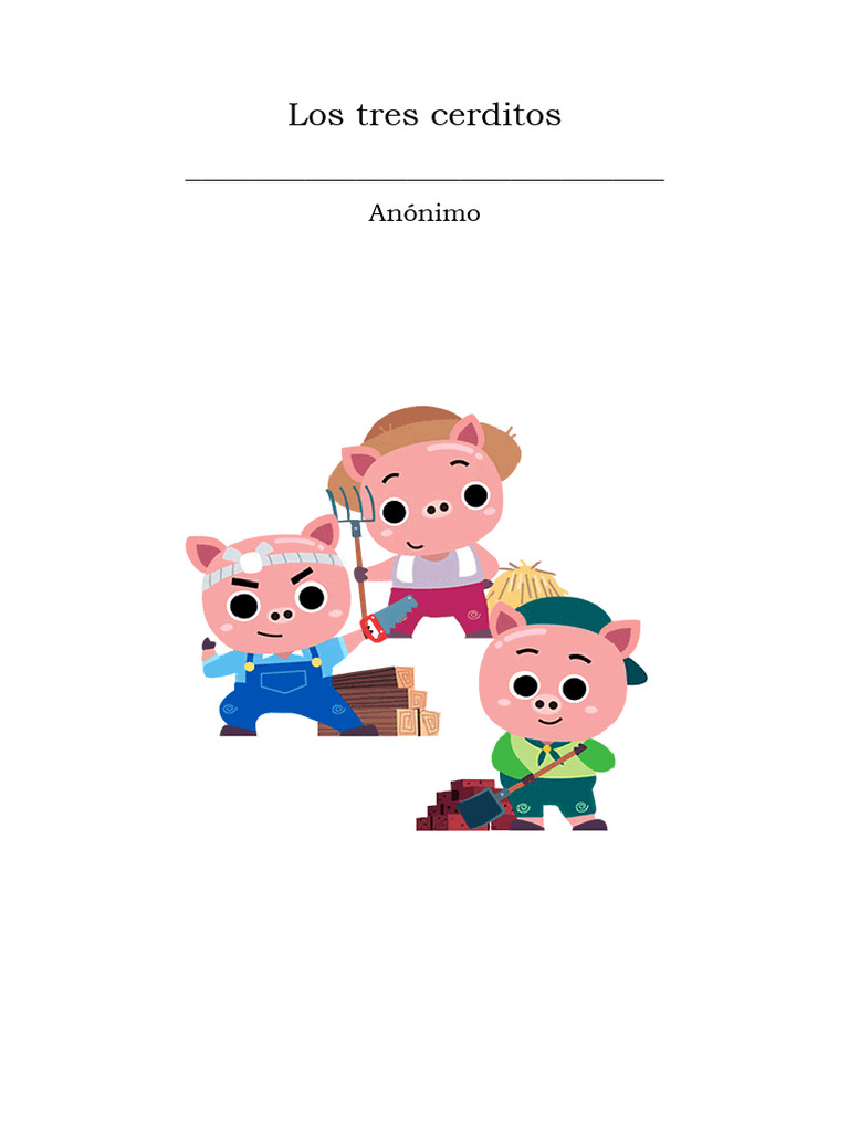 Los 3 Cerditos | PDF