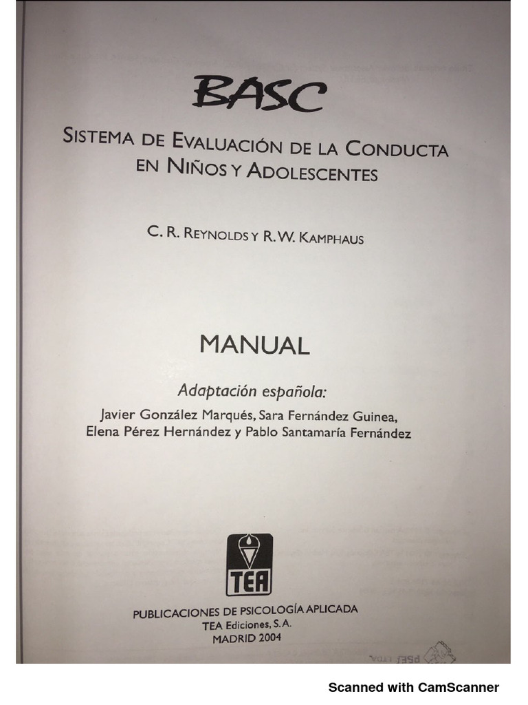 Manual BASC | PDF
