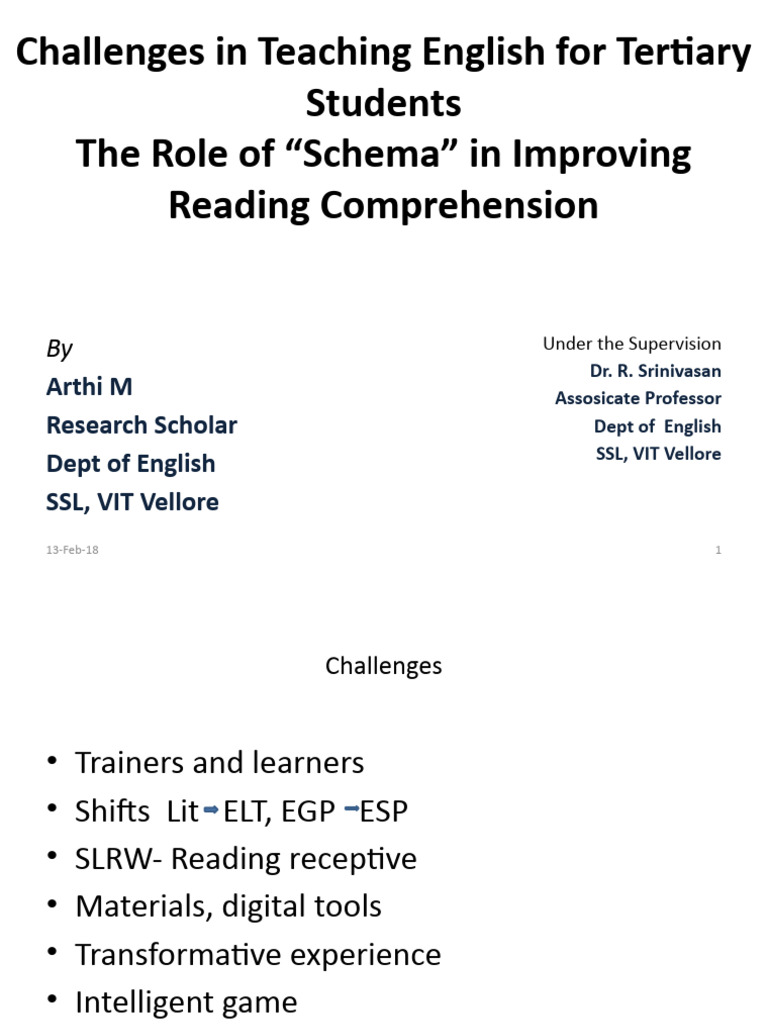 Schema | PDF | Schema (Psychology) | Reading Comprehension Schema | PDF | Schema (Psychology) | Reading Comprehension