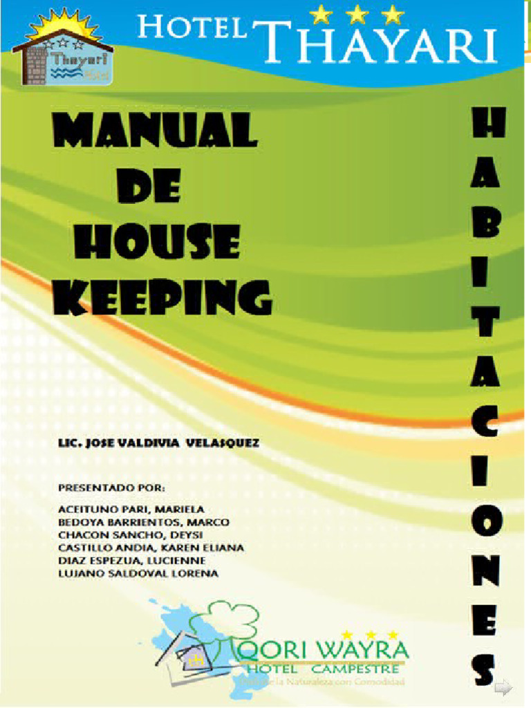 Manual de Habitaciones - Hoteles | PDF