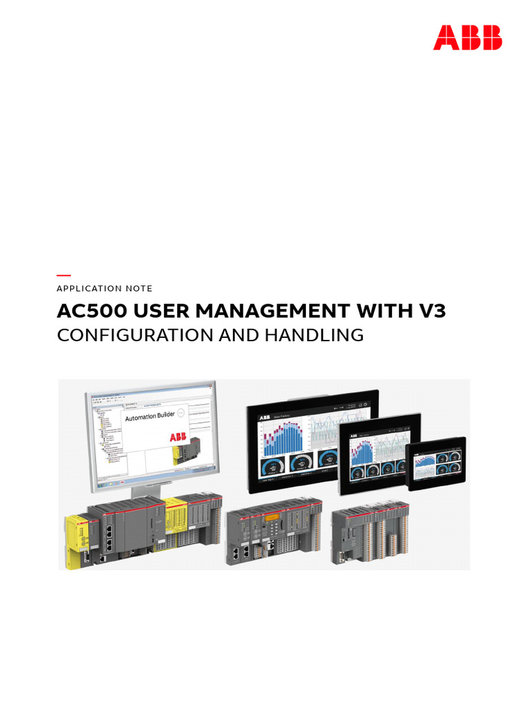 AC500 V3 User Management Guide | PDF | Public Key Certificate | User (Computing)