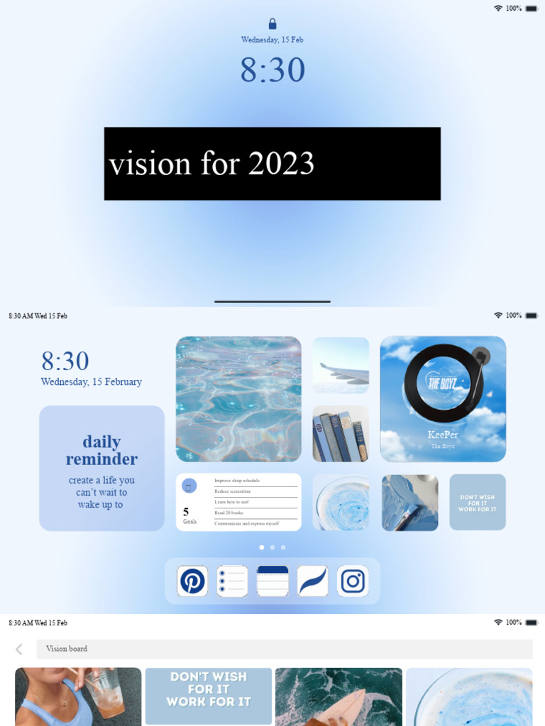 Vision For 2023: Wednesday, 15 Feb | PDF