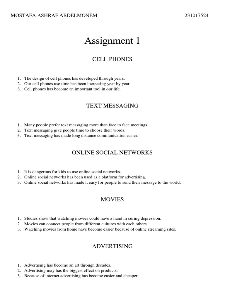 ESP Assignment 1 | PDF
