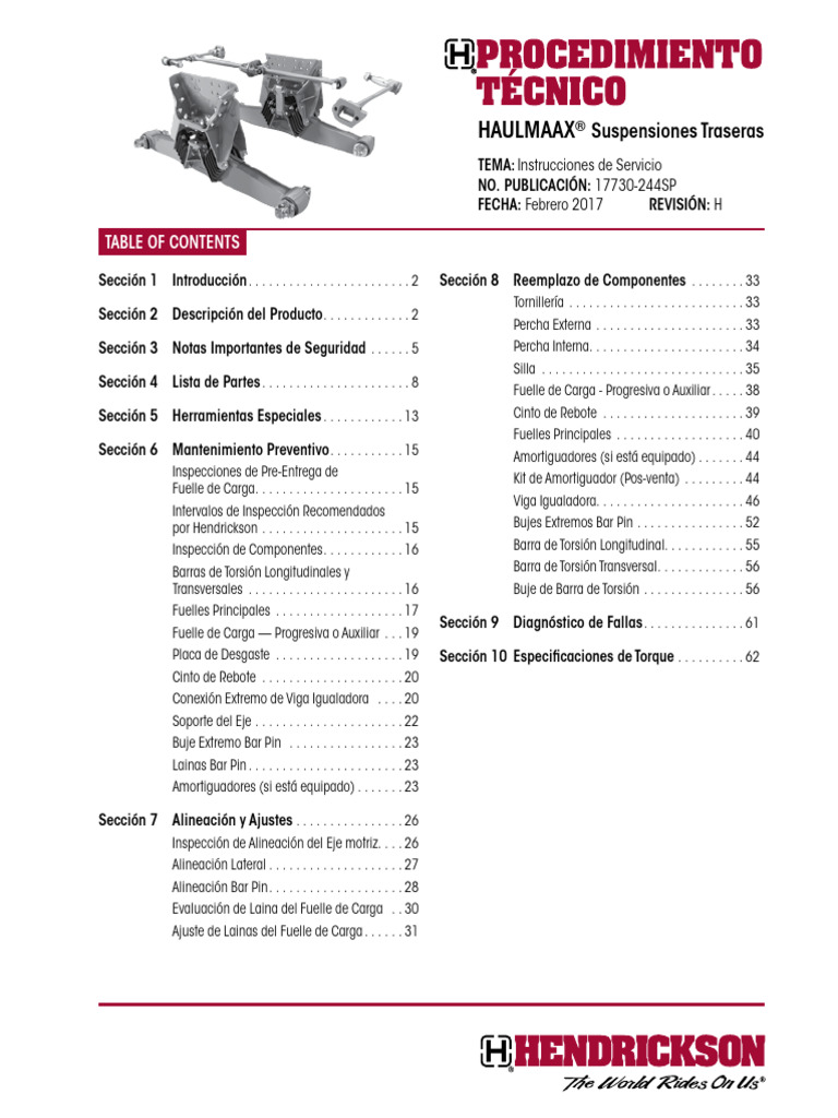 Hendrickson Haulmaxx | PDF